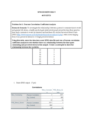 SPSS Homework Chi Square Tests Assignment week 7 - SPSS: CHI SQUARE ...