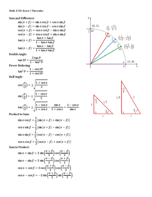Exam 3 Review - Math 1250: Exam 3 Review The exam covers material from ...