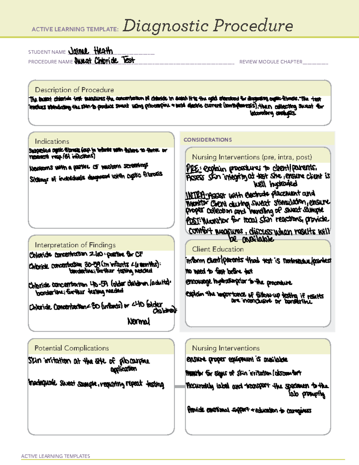 Diagnostic+Procedure blank - 113 - ACTIVE LEARNING TEMPLATES Diagnostic ...