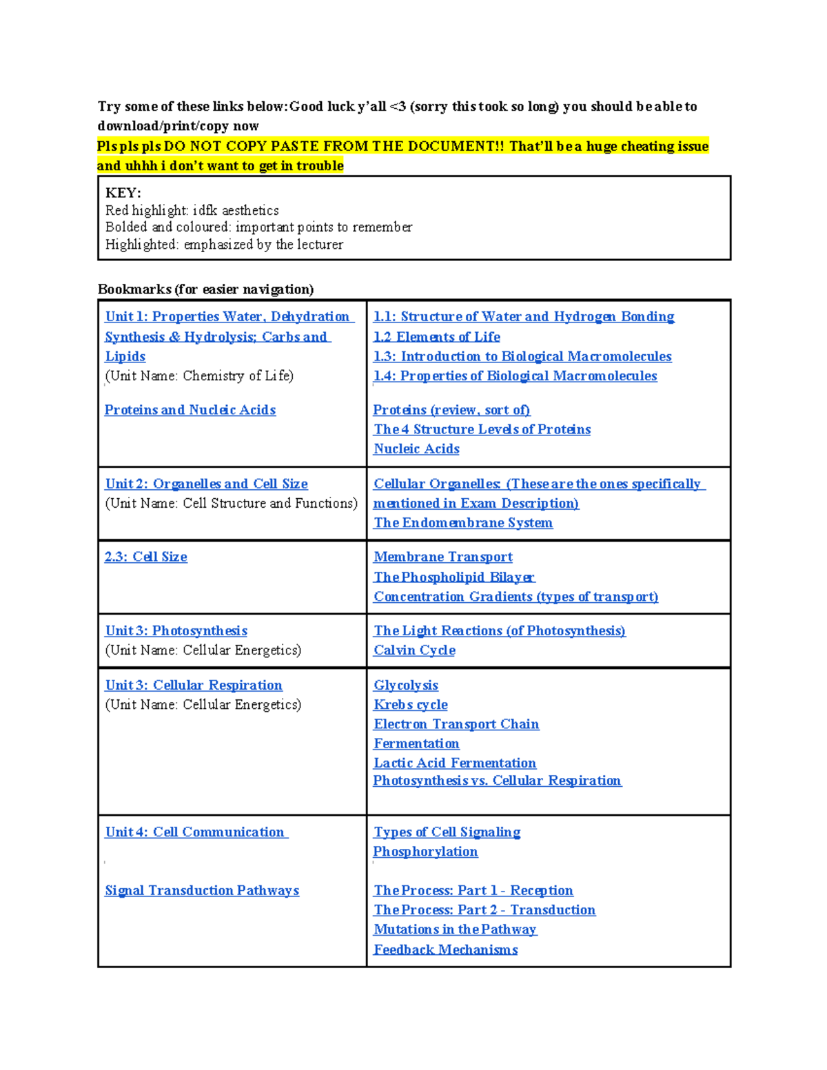 AP Bio 2020 Study Guide: Key Concepts & Exam Prep - Studocu