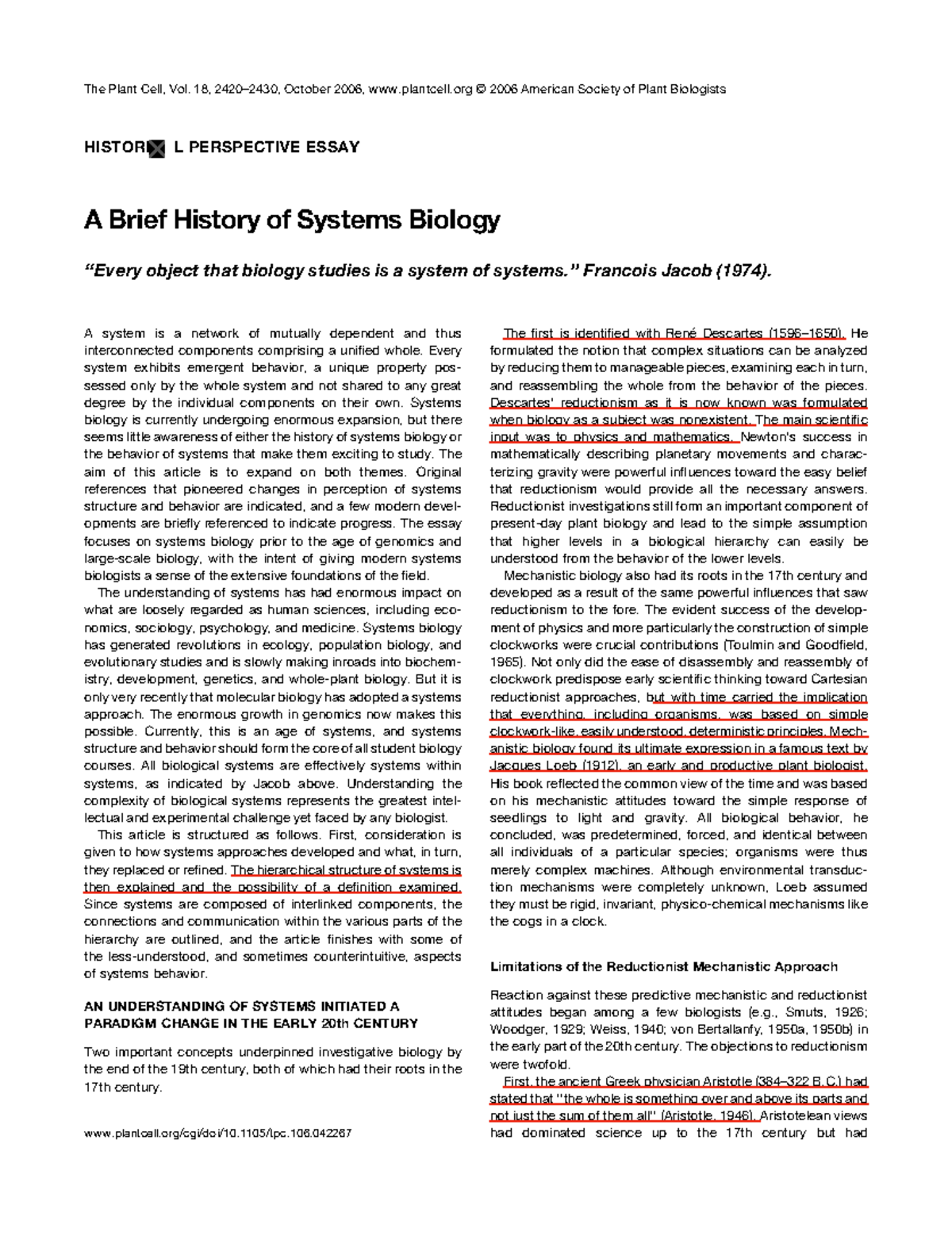 Exploring Systems Biology: History, Mechanisms, and Implications ...