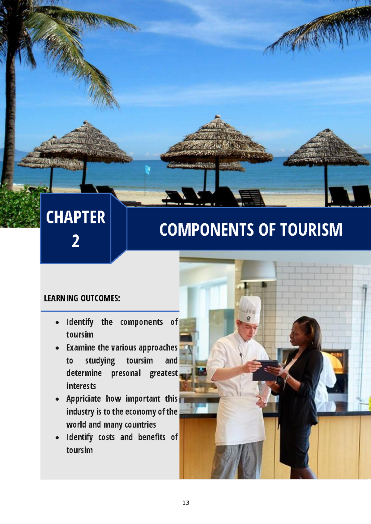 CHAPTER 2 COMPONENTS OF TOURISM: Understanding Key Elements and Impacts - Studocu