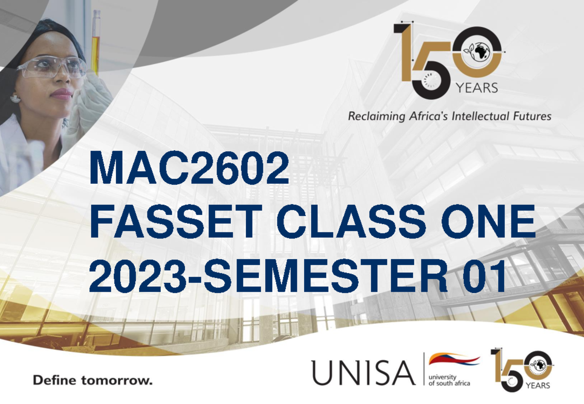 MAC2602 Lesson 2 & 4: Intro to Financial Management & Finance Sources ...