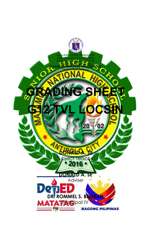 Recitation Chips - DVX - Edukasyon Sa Pagpapakatao - STUDENT’S NAME ...