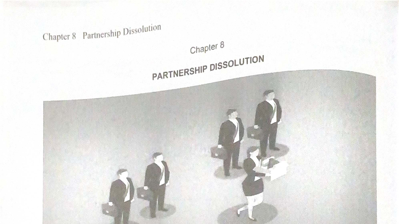 Chapter 8 Partnership Dissolution And Liquidation Acc 120 Studocu
