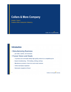 Acc202 Module Three Assignment Acc202 Module Three Assignment Company
