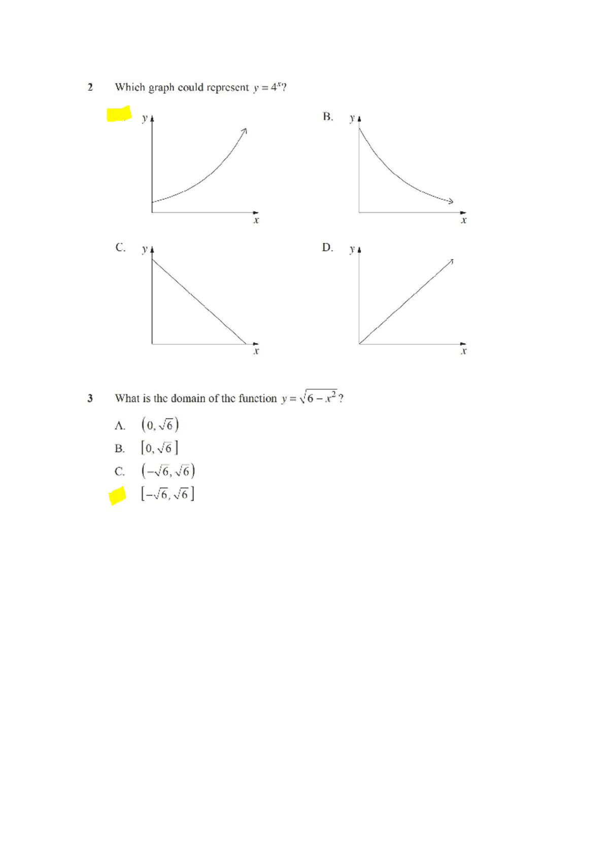 2025 Adv Maths 9ACC Exam Questions and Graph Analysis - Studocu