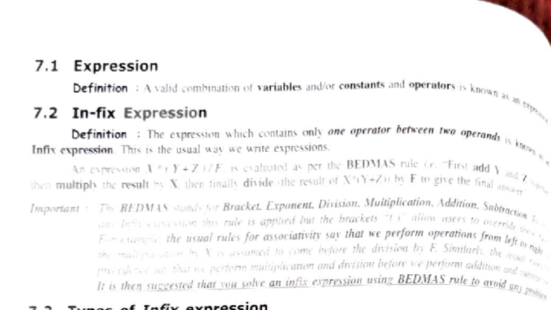 Prefix, Postfix, Infix Expressions & Address Calculation - CS 12 - Studocu