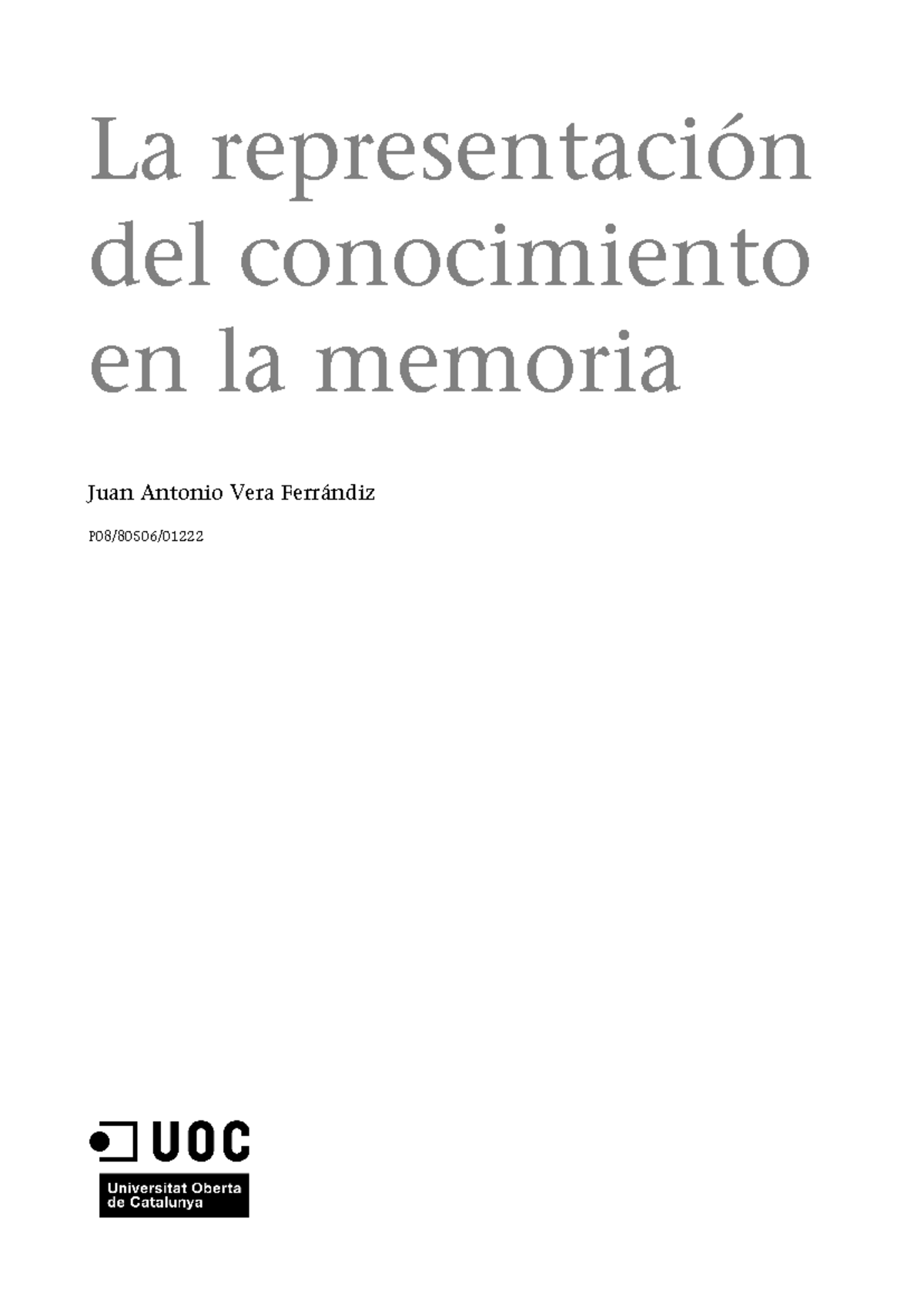 MOD 5 ERTERTERTERT - La representación del conocimiento en la memoria ...