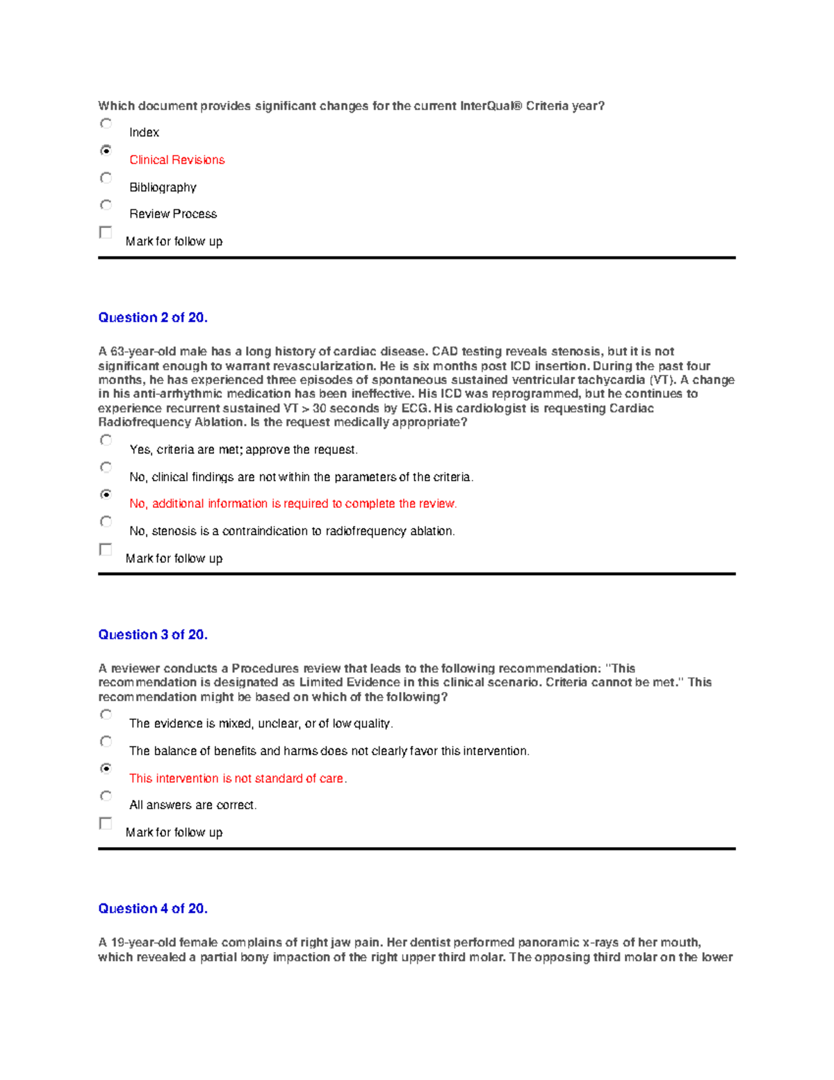 InterQual® Procedures Review Guidelines and Medical Appropriateness ...