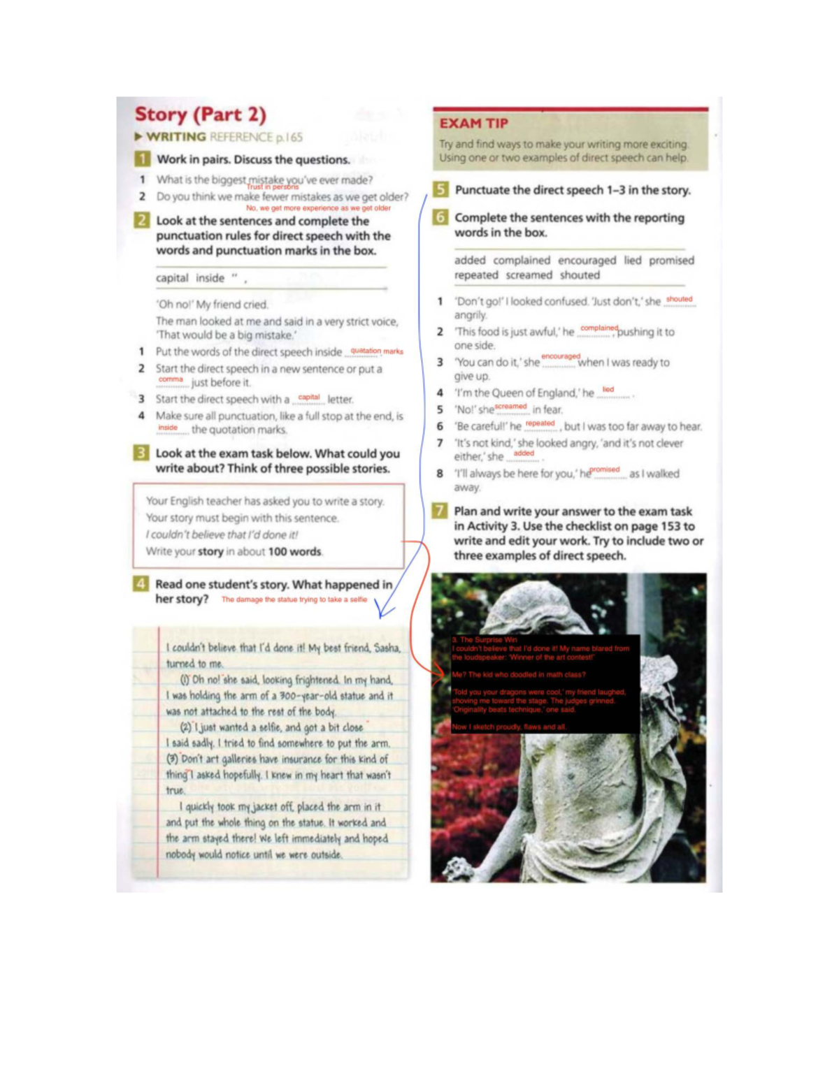 Story Writing Tips and Exercises for Week 10 Homework - Studocu