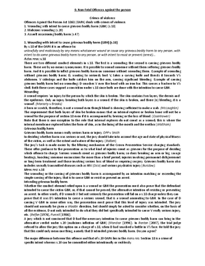 [Solved] what is the distinction between offences of basic intent and ...