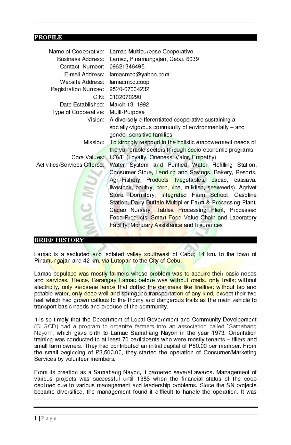 Lamac MPC: A Comprehensive Overview of History and Services Offered ...