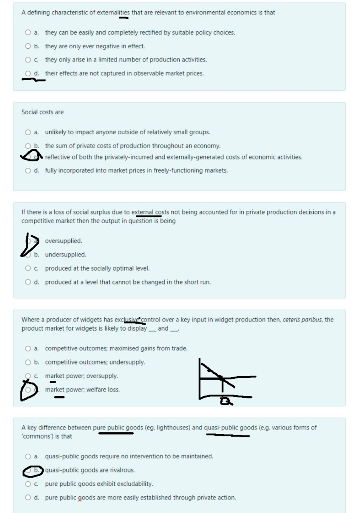 Treasure Hunt Questions - Week 2: Externalities in Environmental ...