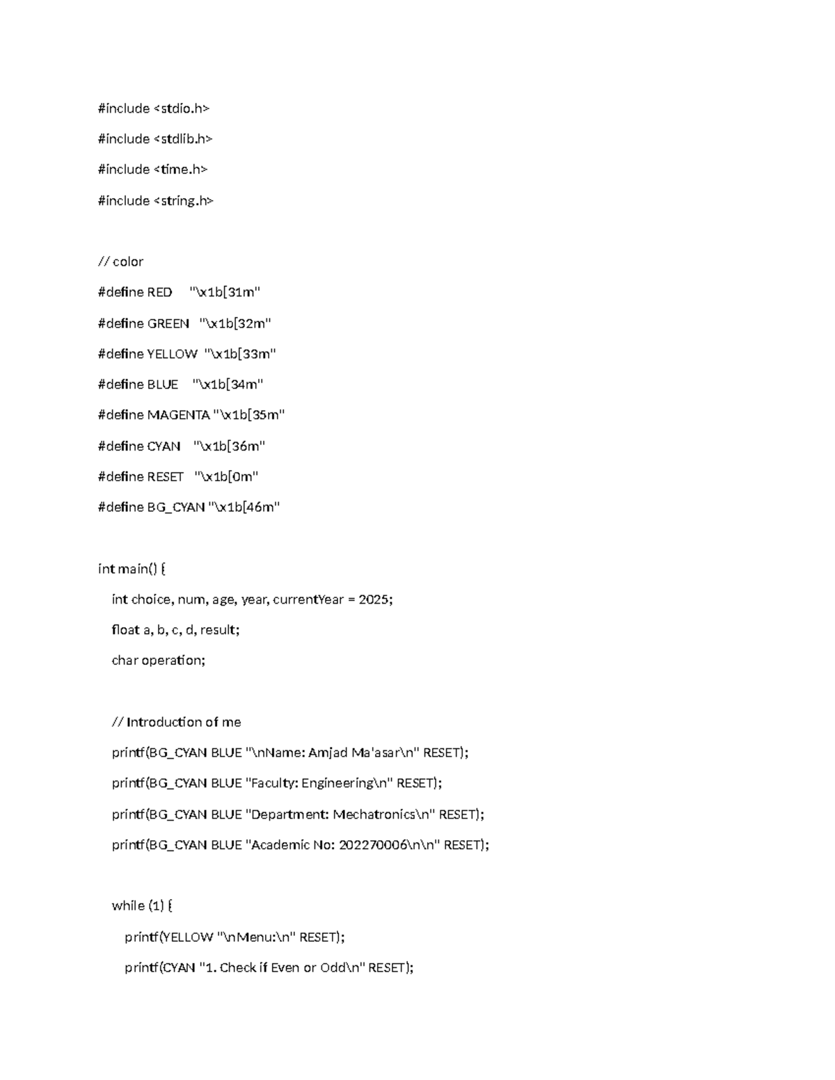 First program - #include #include #include #include - Studocu