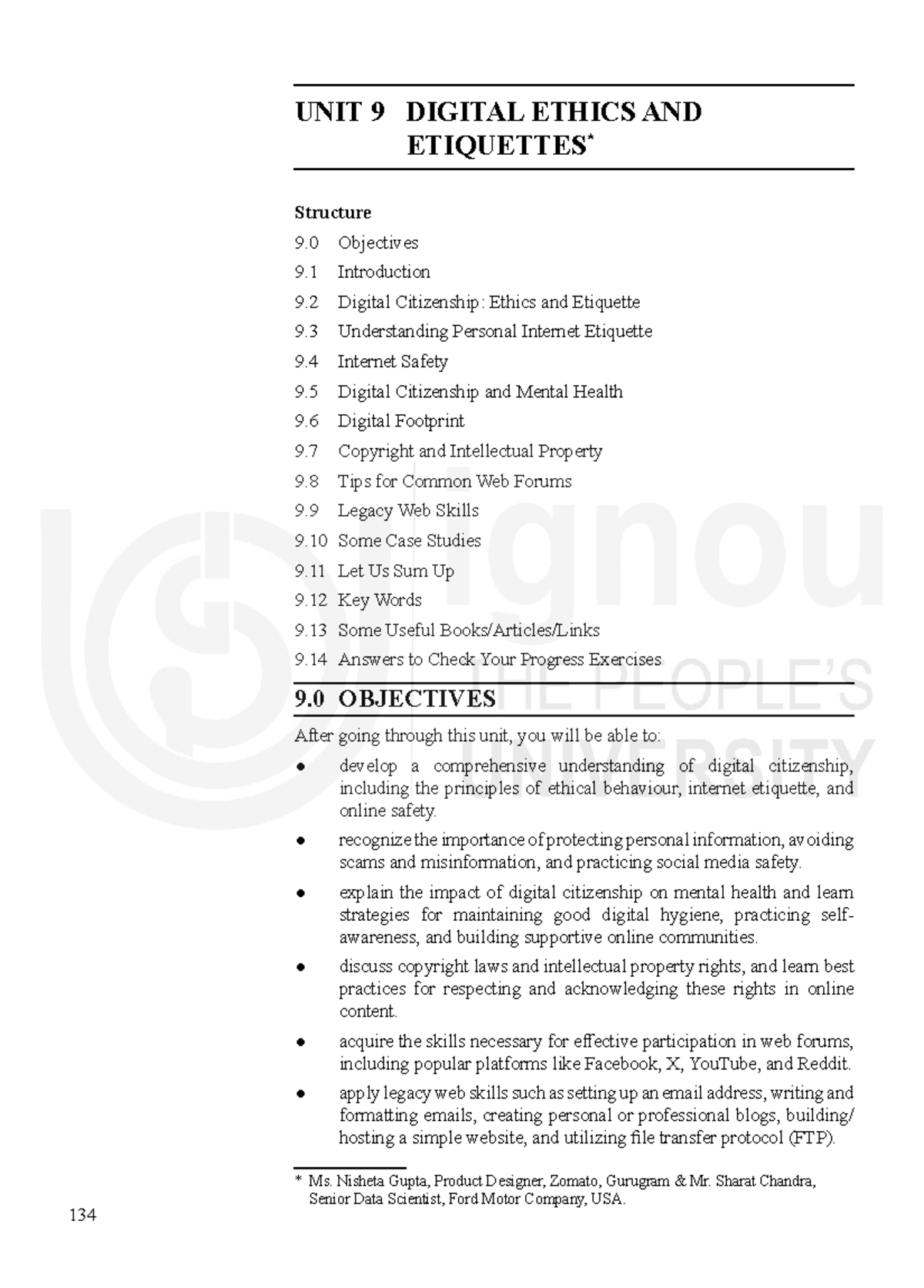 Unit 9: Digital Citizenship, Ethics, and Internet Safety Overview - Studocu