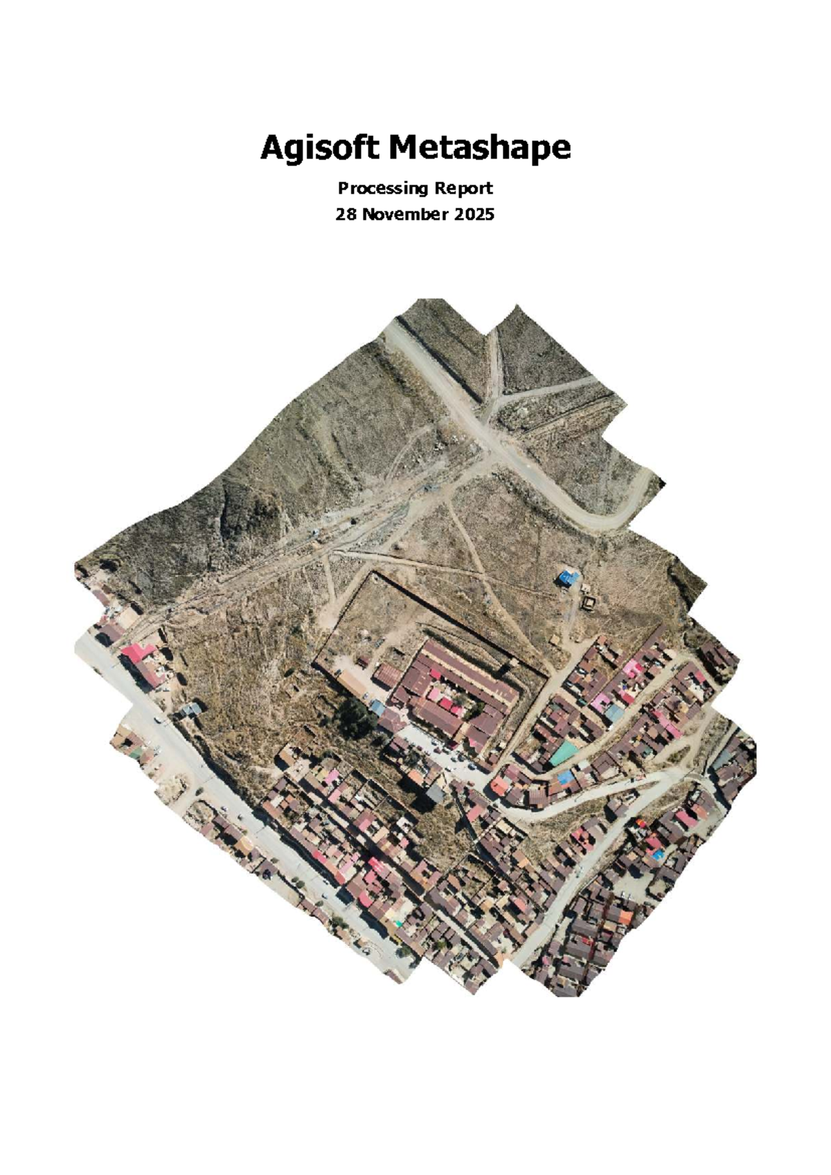 Agisoft Metashape Processing Report - Survey Data Analysis - Studocu