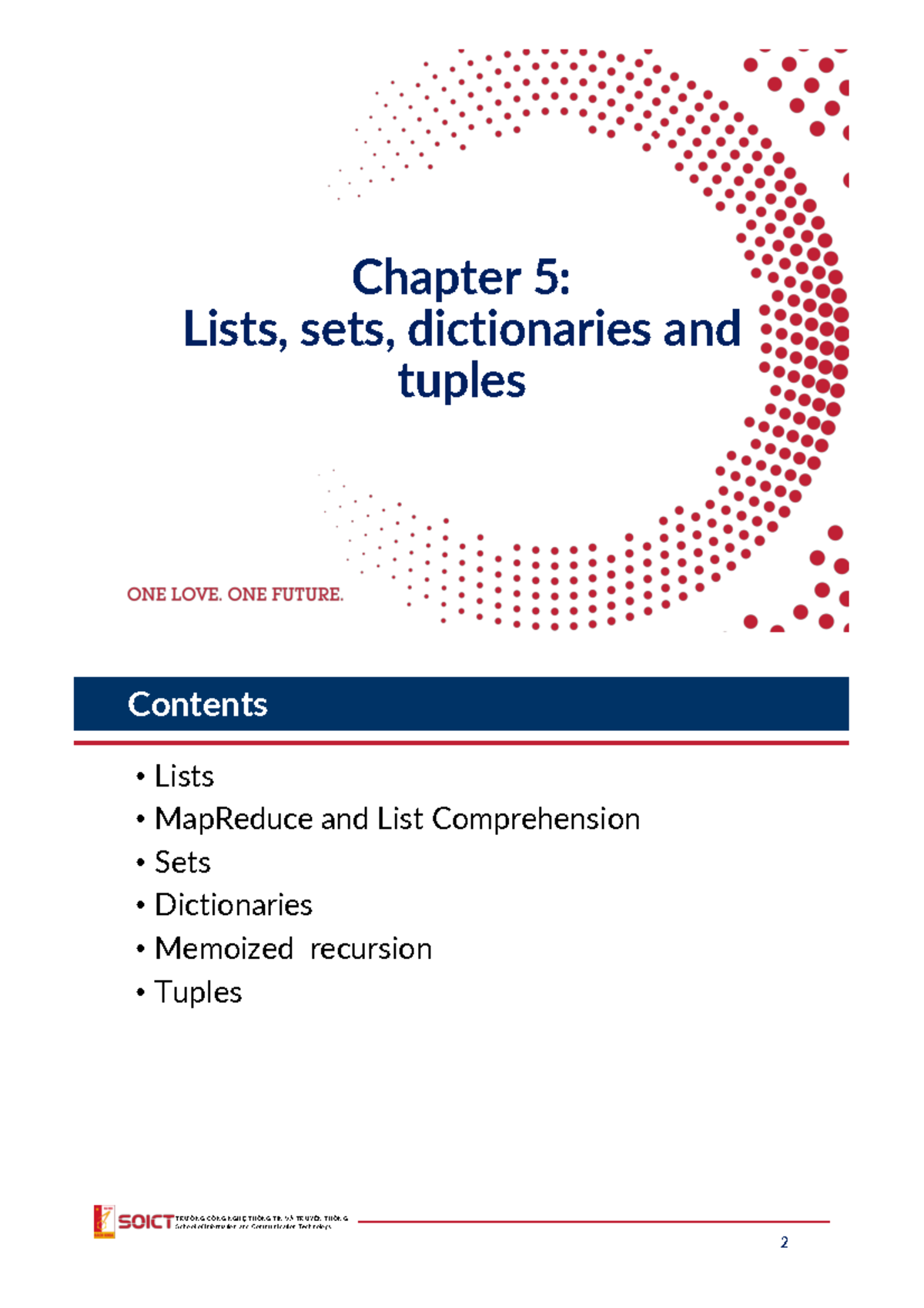 Chapter 5 Lists Sets Dictionaries Tuples Hau Ld Chapter 5 Lists