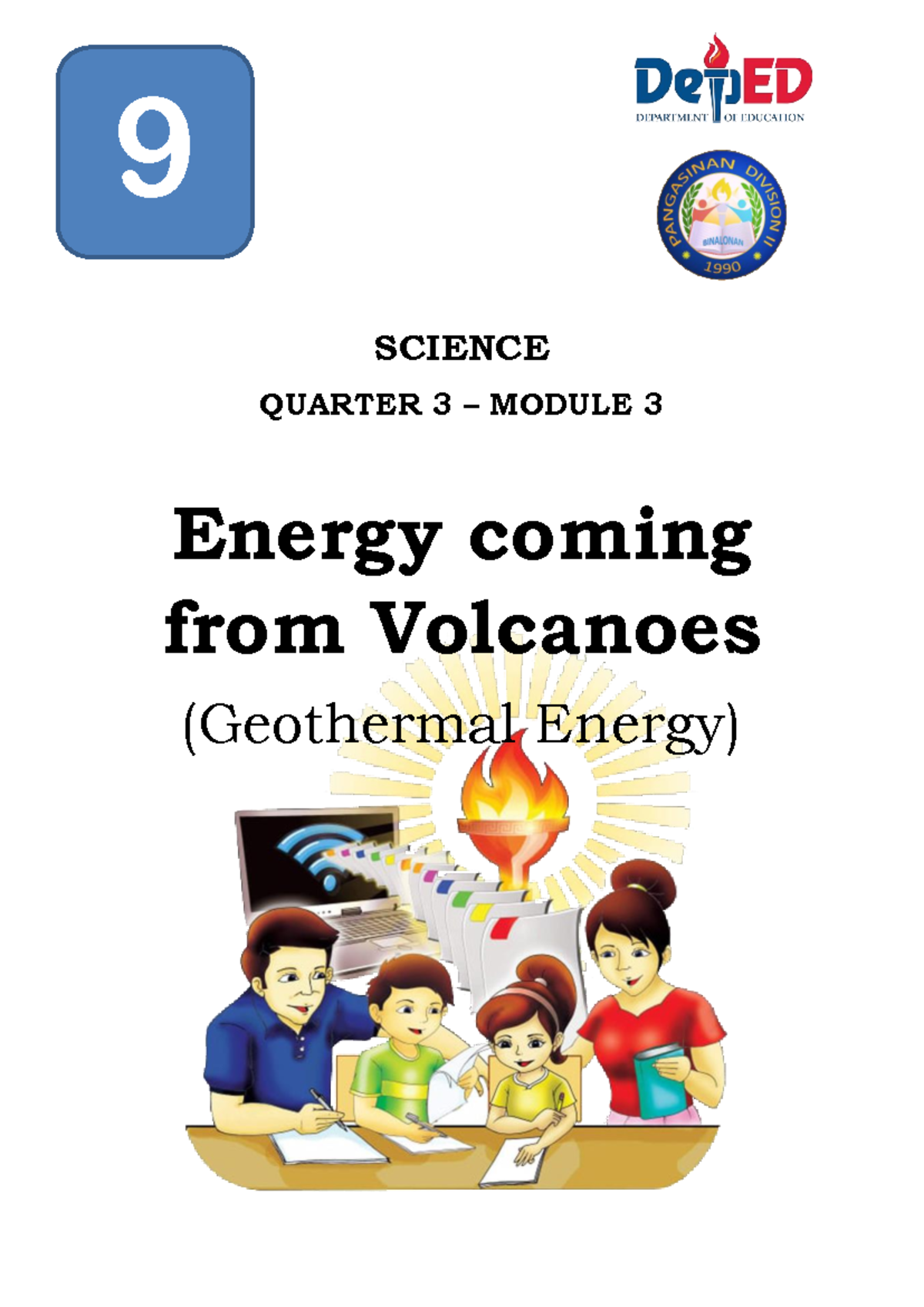 SCI Grade-9-Q3-Module-3: Understanding Geothermal Energy from Volcanoes ...