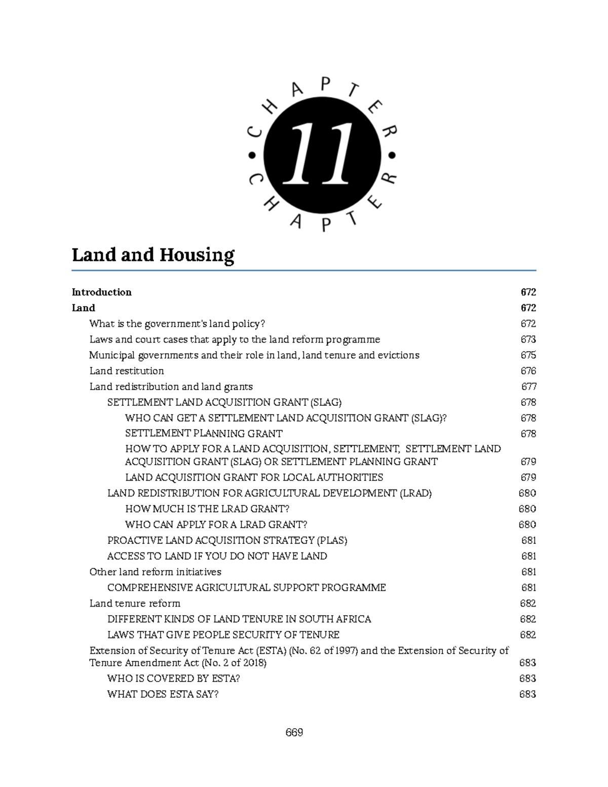 Land and Housing Policy Overview: Laws and Grants (672) - Studocu