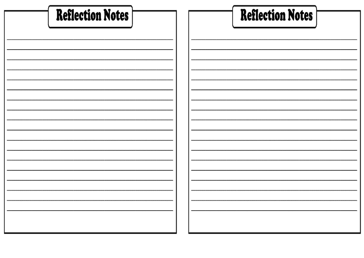 Reflection Notes - BS in Secondary Education - Studocu