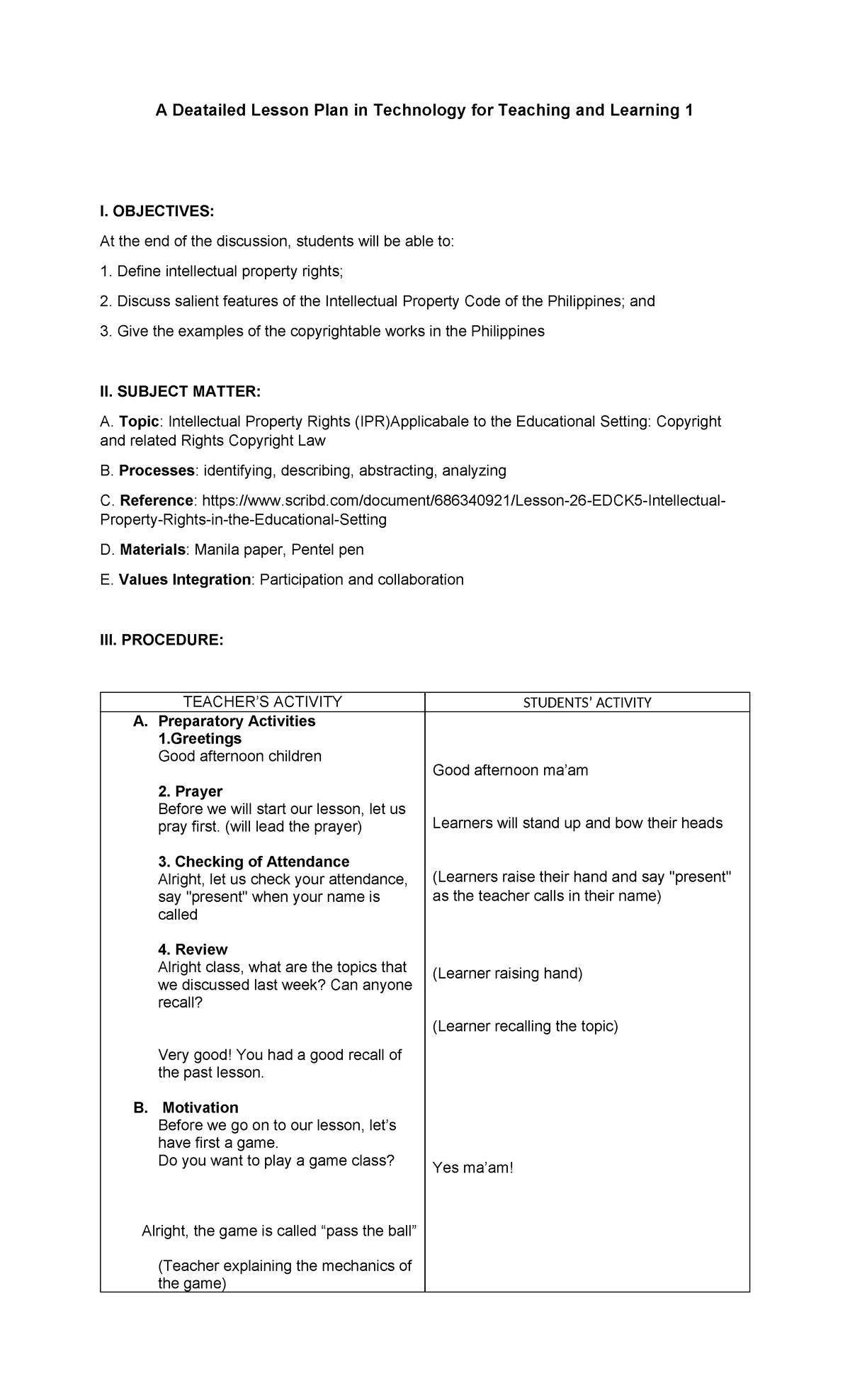 ICT- IPR - ICT and IPR (Intellectual Property Rights) is an essential ...