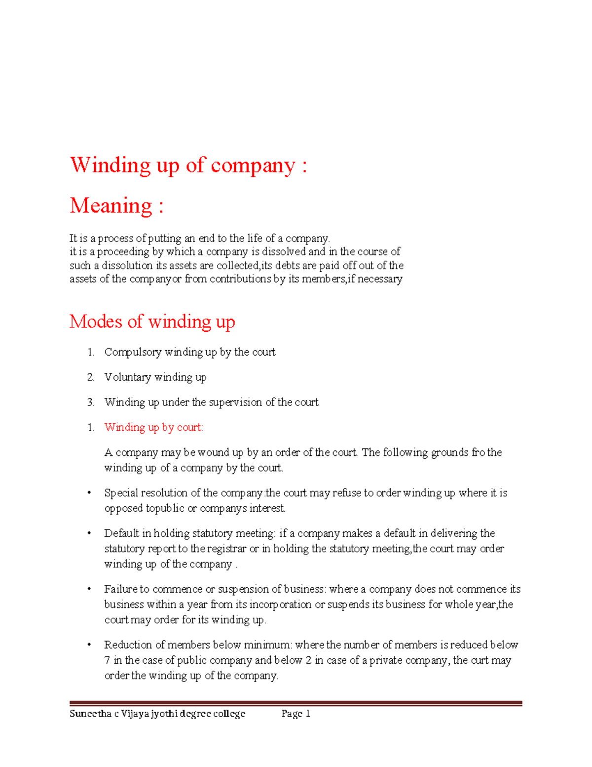Winding Up of Companies: Compulsory & Voluntary Processes Explained ...