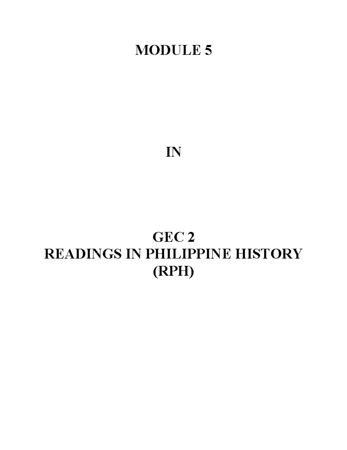 Module 5 in GEC 2: Political Cartoons in Philippine History - Studocu