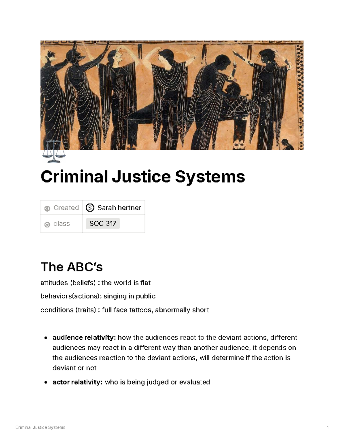 Criminal Justice Systems Overview: Perspectives and Practices in SOC ...