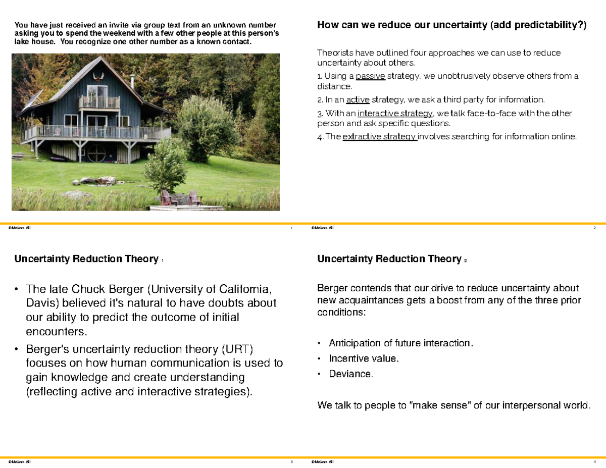URT Overview: Key Axioms & Theorems of Uncertainty Reduction Theory ...