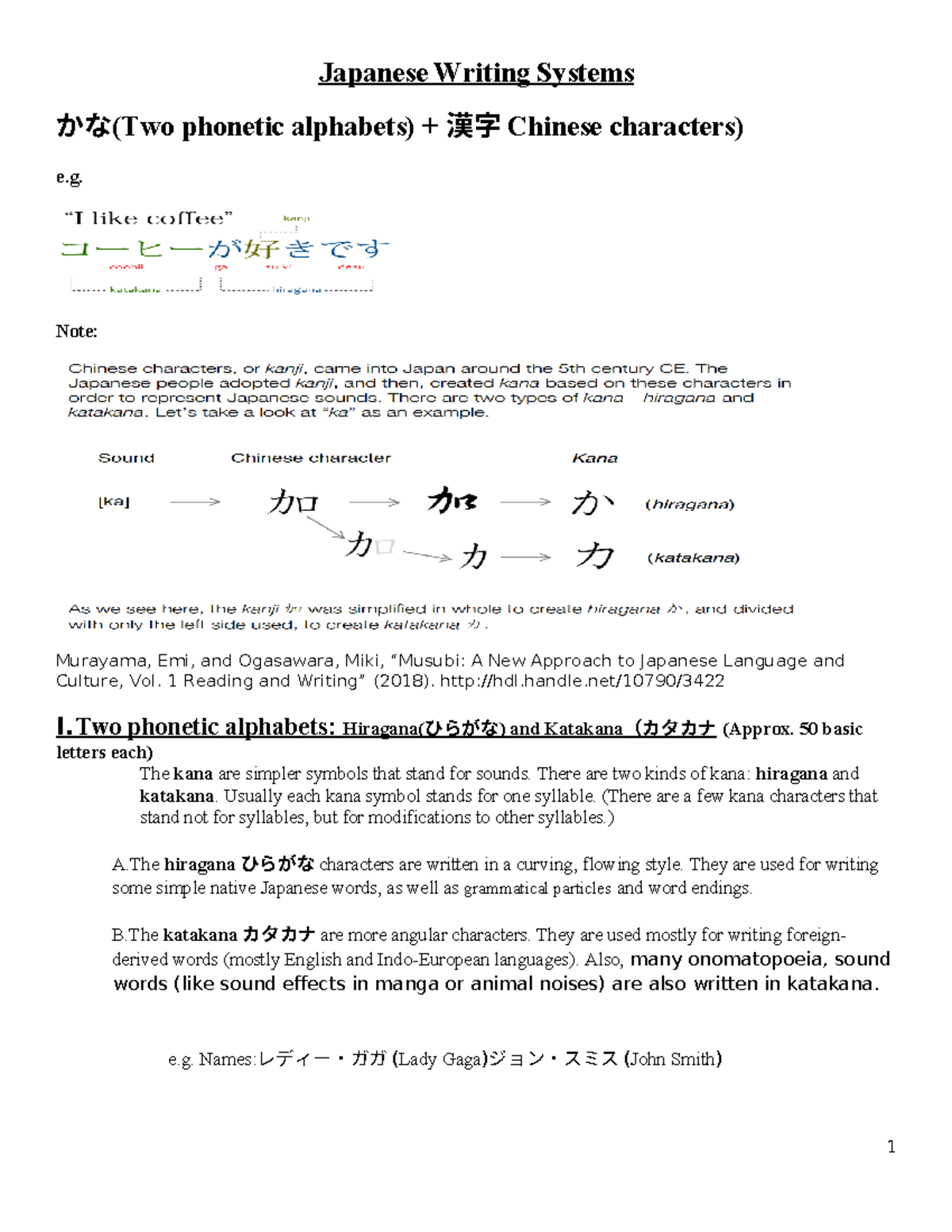 JAPA 121 Moji Workbook: Japanese Writing Systems and Practice - Studocu