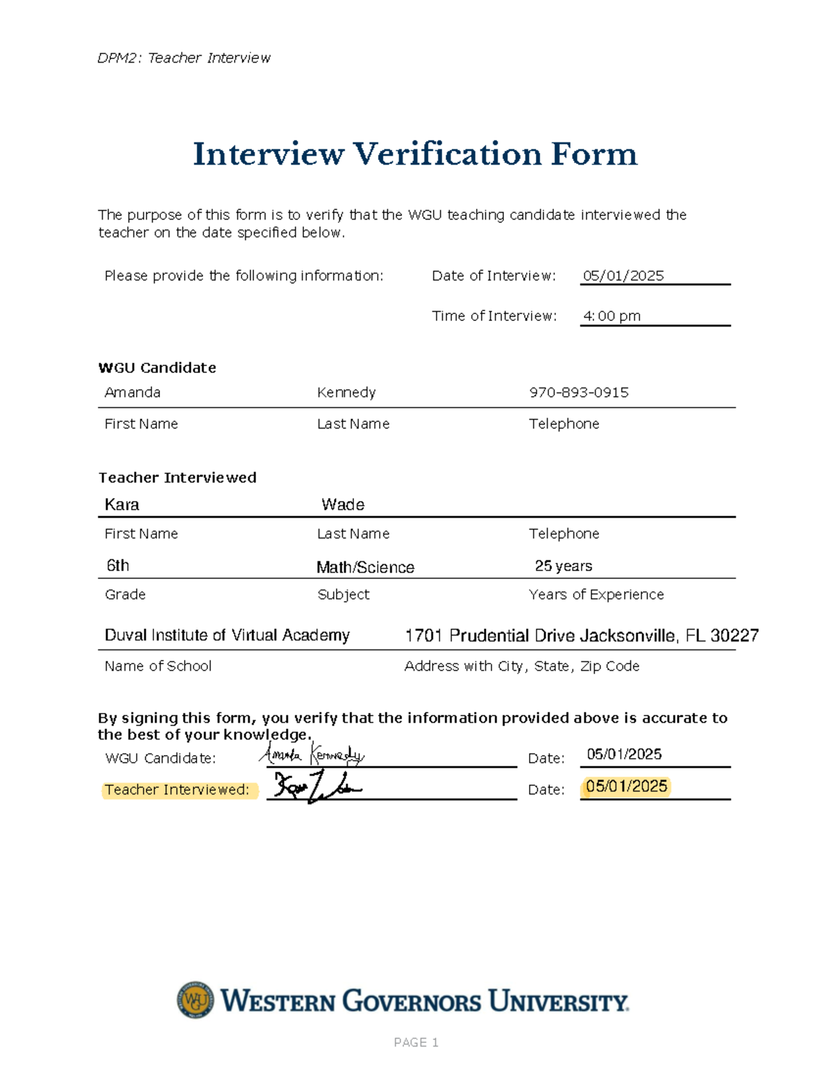 DPM2: Teacher Interview Verification & Insights on Special Education ...