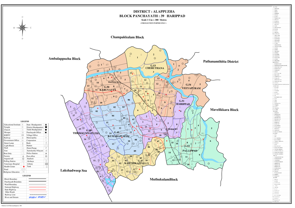 Harippad Block Map - Election Purposes (District: Alappuzha) - Studocu