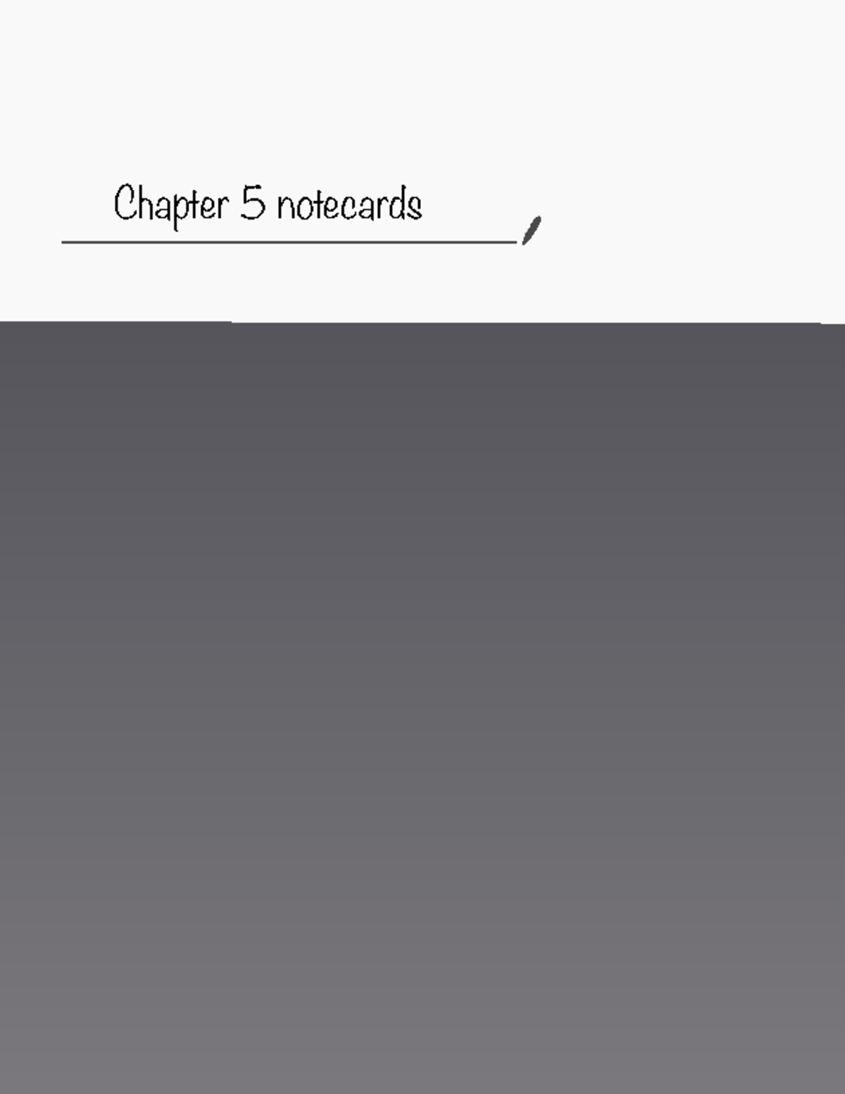 Notecards: ACCT 101 Chapter 5 Key Concepts and Terms - Studocu