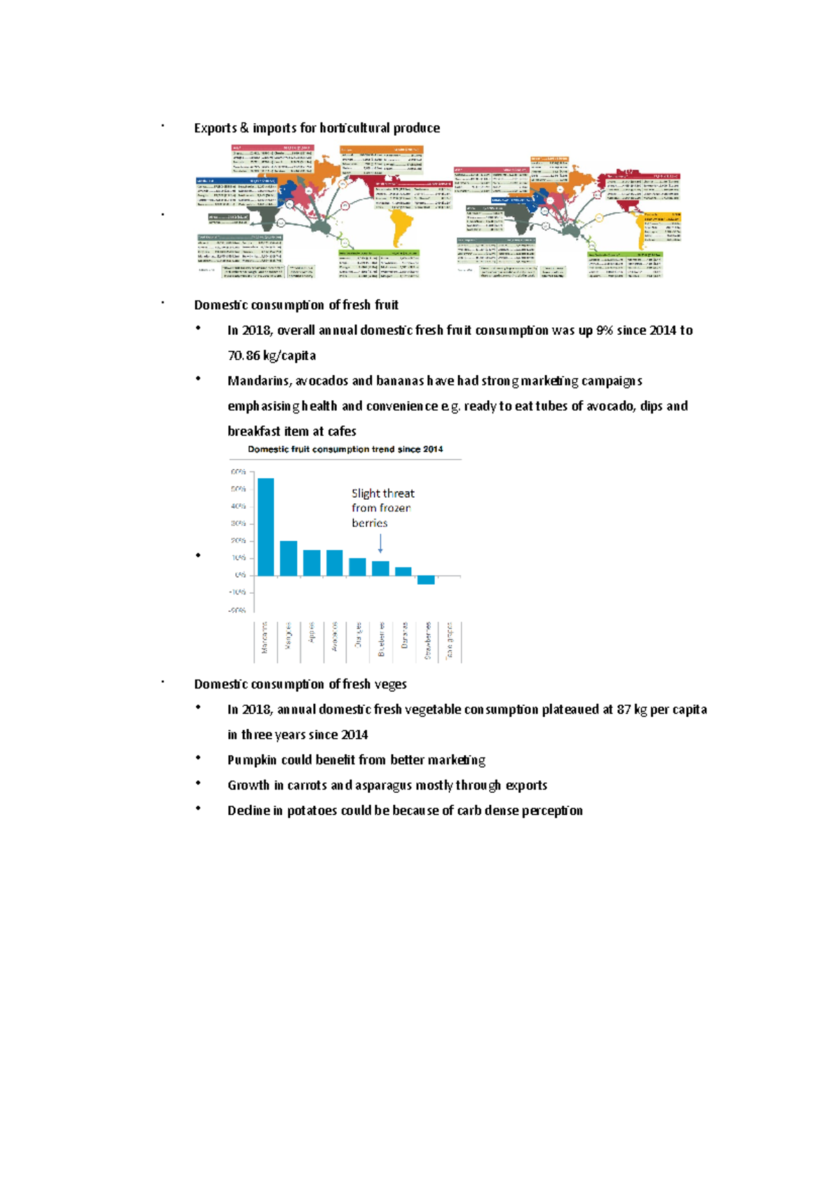 Lecture 2 part 2 - Food 2000 Lecrture notes - Exports & imports for ...