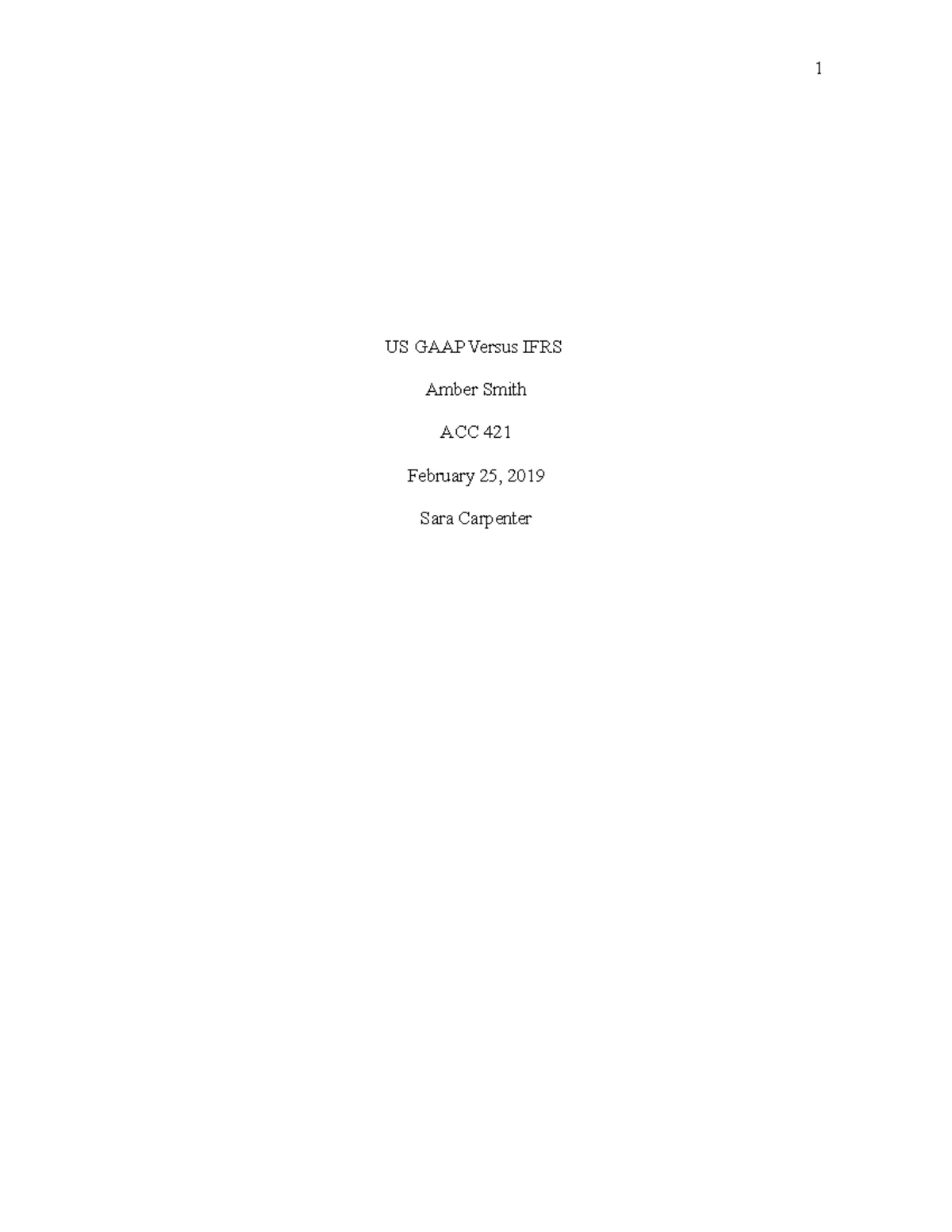 Ifrs-compared-to-dutch-gaap 1 - IFRS compared to Dutch GAAP : An ...