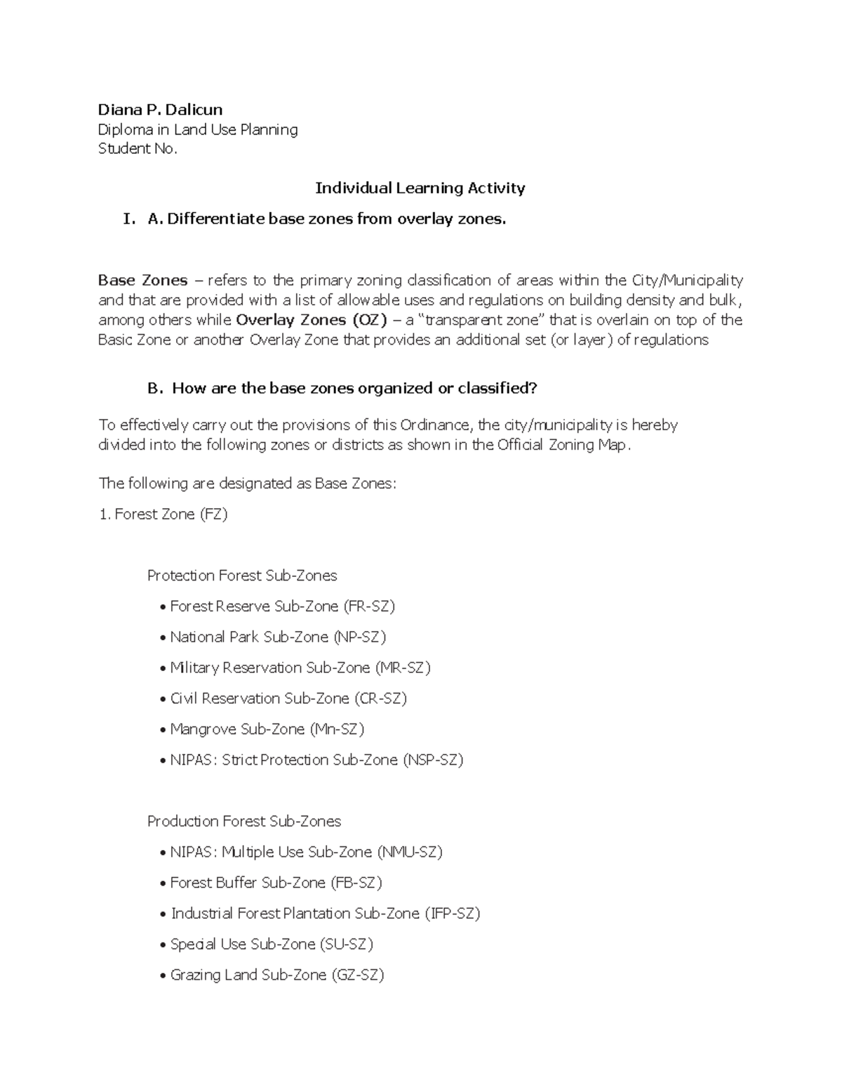Module 1 - Individual activity: Differentiating base zones and overlay ...