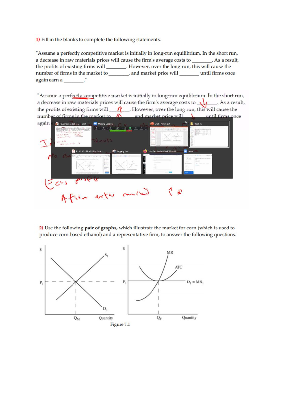 Practice Quiz Short Answer 9: Market Equilibrium & Monopolies - Studocu