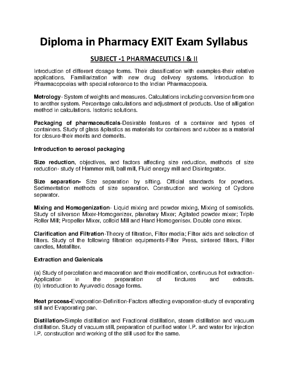 Unit 1, Pharmaceutical Biotechnology, B Pharmacy 6th Sem, Carewell ...