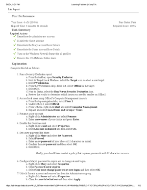Discover rogue dhcp server - Lab Report Lab Report Time Spent: 03: Score: 2/4 (50%) Not Passed ...