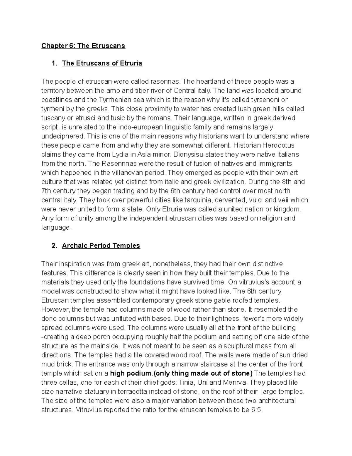 AH6 - Art through the ages book Summary of chapter 6. - Chapter 6: The ...