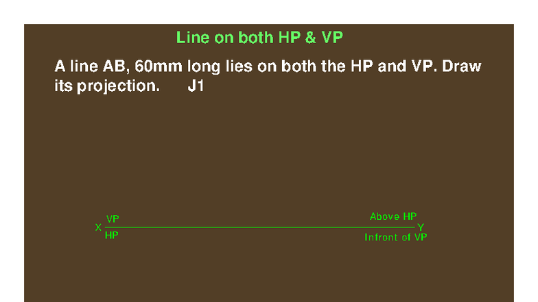 Unit 2: Projections of Lines on HP and VP - Engineering Drawing - Studocu