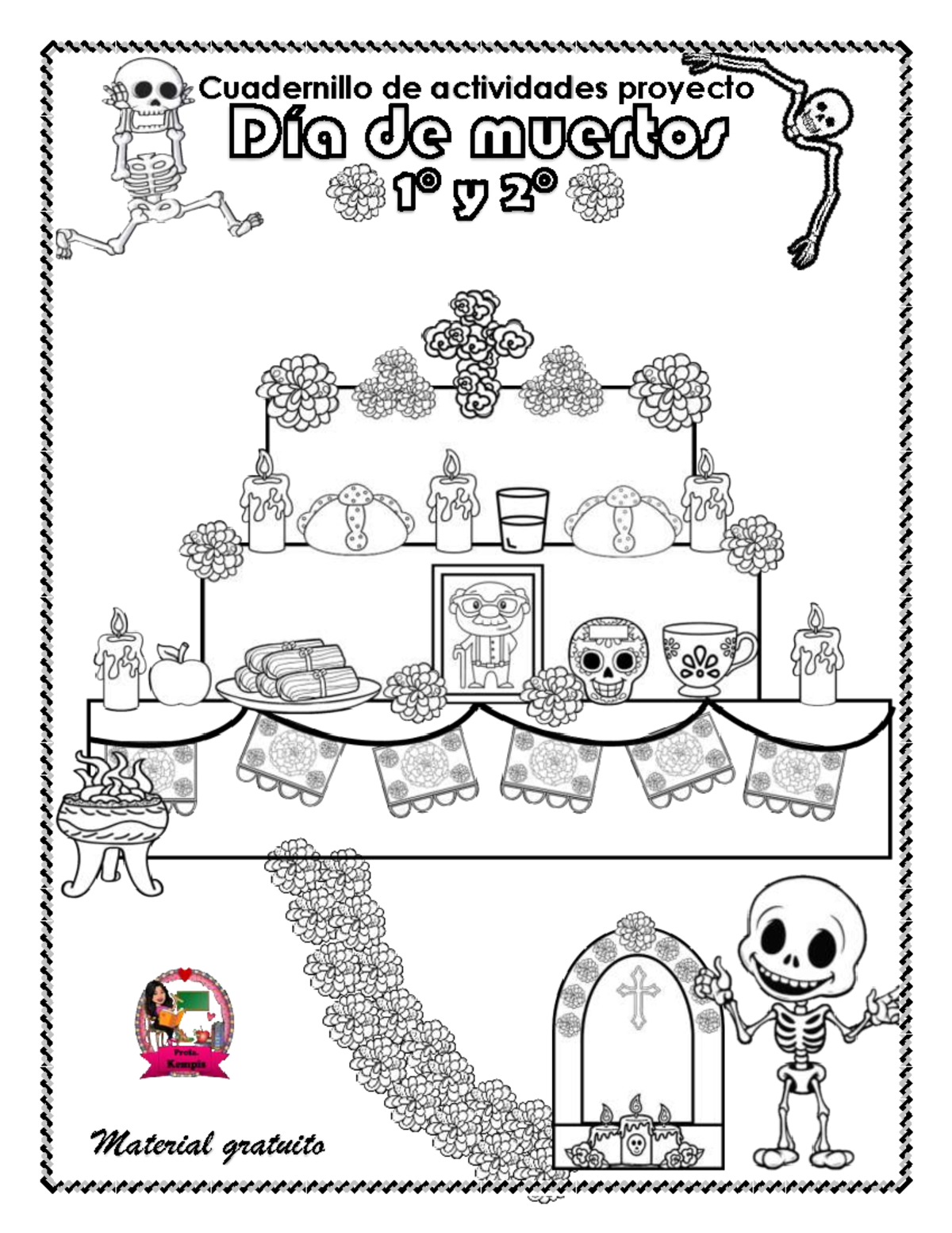 Cuadernillo de Actividades: Proyecto Día de Muertos - Profa. Kempis ...