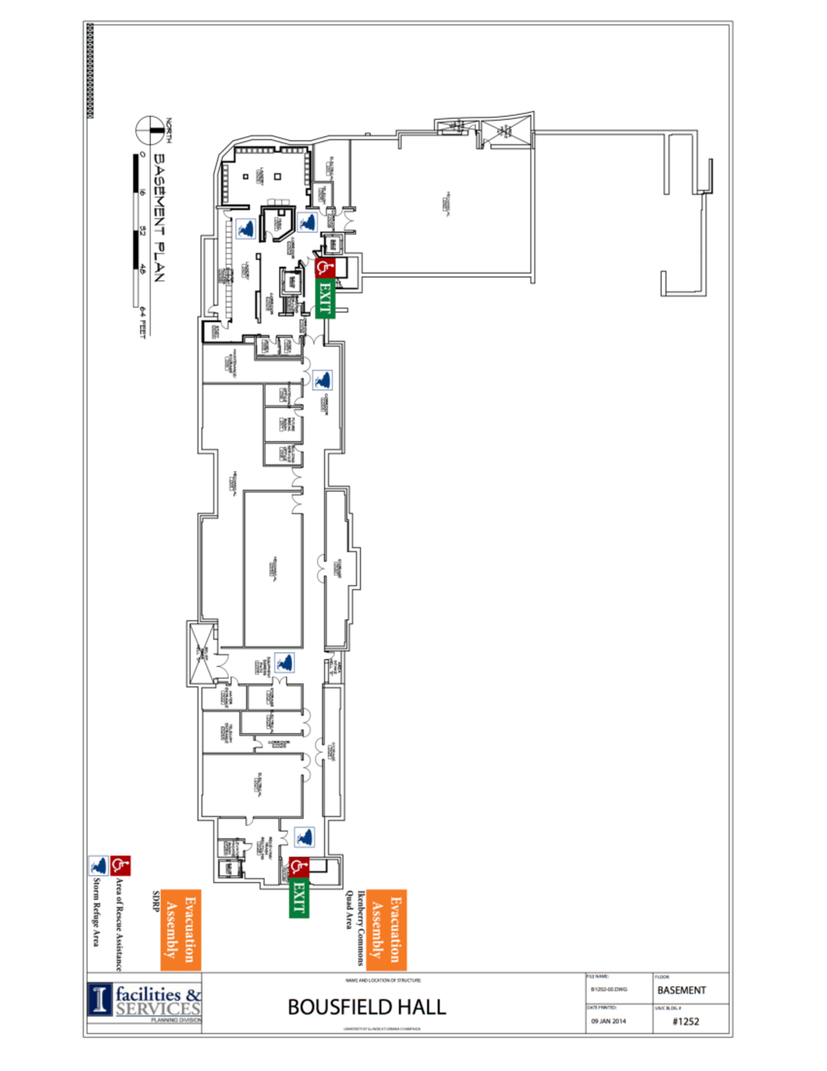 B1252-01 to B1252-07 Facility Plans for Bousfield Hall at UIUC - Studocu