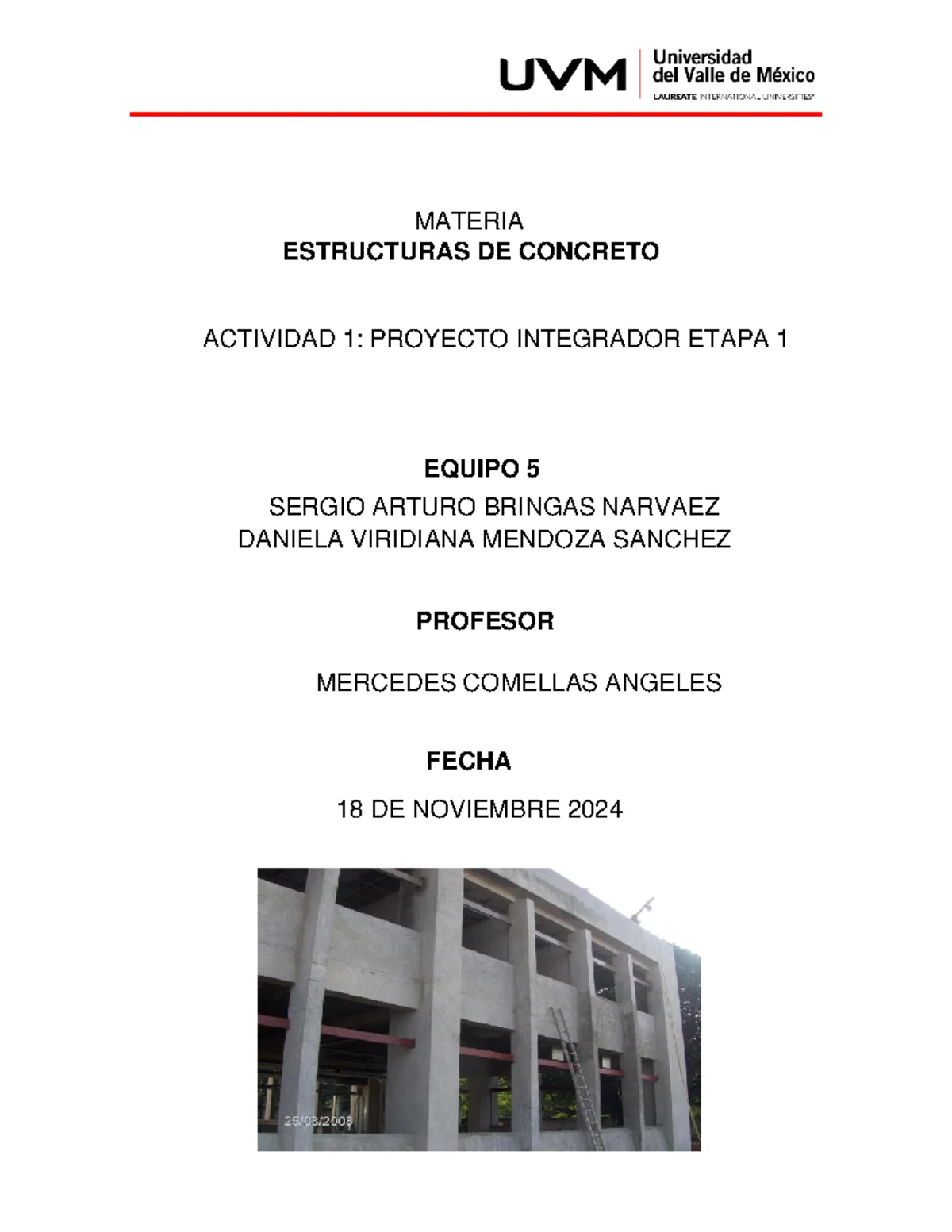 MATERIA ESTRUCTURAS DE CONCRETO - Actividad 5: Dimensionamiento de Losa ...