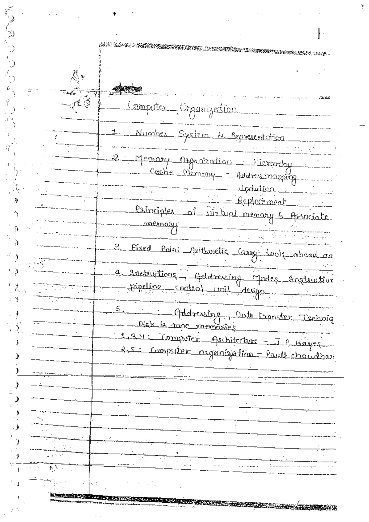 Computer Organization (CO) Class Notes: Number Systems & Memory ...