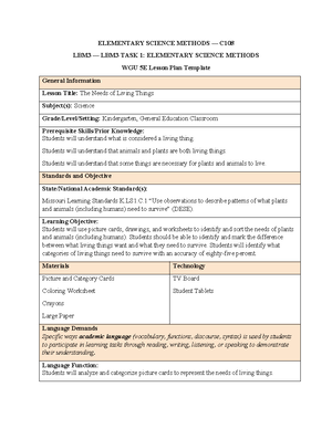 WGU 5E Lesson Plan Template - WGU 5E Lesson Plan Template General ...