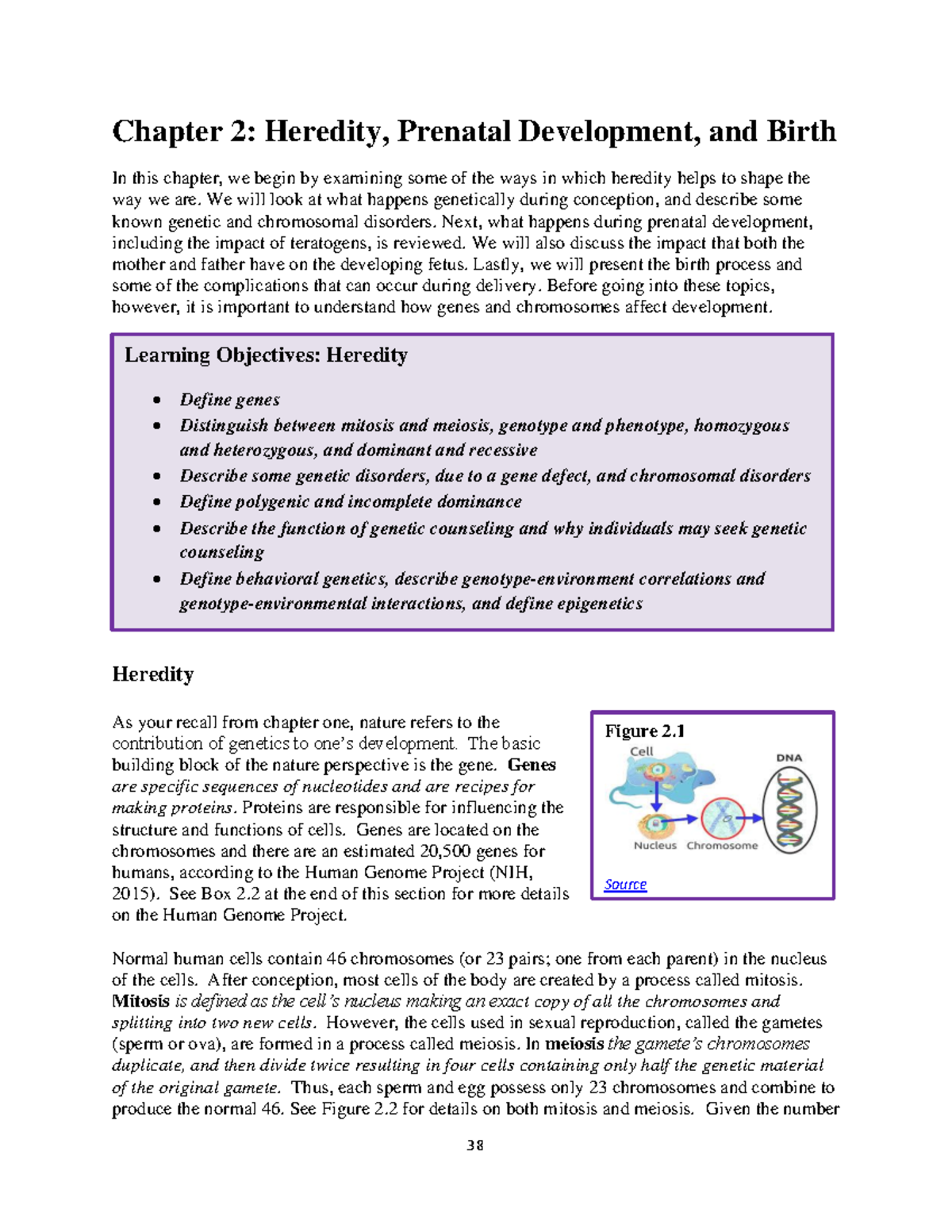Prenatal Development: Heredity, Teratogens, and Genetic Factors ...