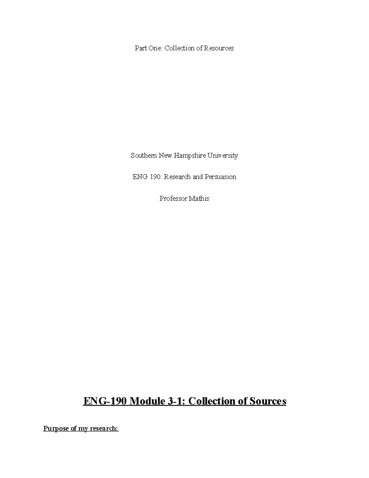 ENG 190: Module 3-1 Assignment on 4-Day Work Week Research Insights ...