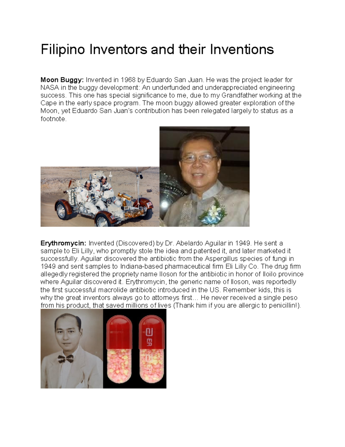 Notable Filipino Inventors and Their Innovative Contributions - Studocu